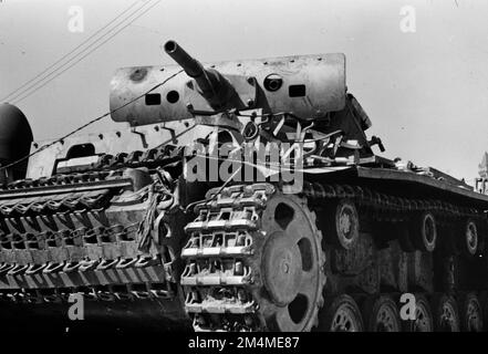 War Wrecks Litter Normandy Beach. Photographs of Marshall Plan Programs ...