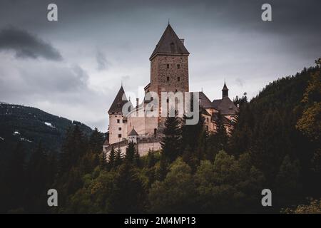 Medieval castle Moosham in Salzburg - Austria Stock Photo - Alamy