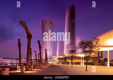 Lusail Plaza 4 tower. Lusail boulevard newly develop city of Qatar ...