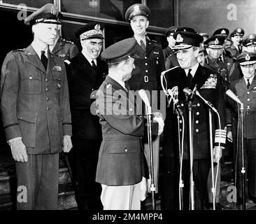 Gen. Norstad at SHAPE Ceremony. Photographs of Marshall Plan Programs ...