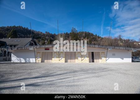 Olympic Rowing Center, Lake Bled, Slovenia Stock Photo - Alamy