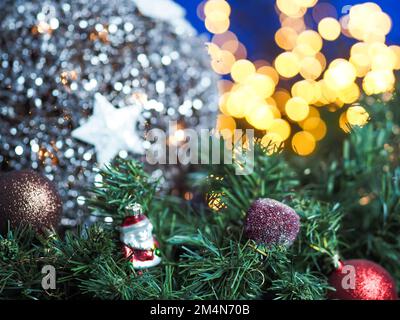 Garham, Bavaria, Germany. 22nd Dec, 2022. Christmas ornaments hanging ...