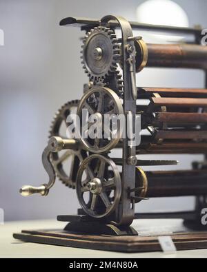 Metal Cogs and Gears. Antique Stock Photo - Alamy