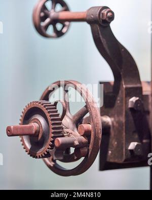 Metal Cogs and Gears. Antique Stock Photo - Alamy