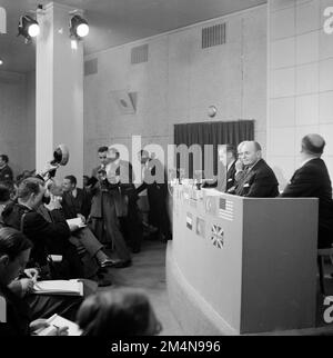 NATO Council Meeting. Photographs of Marshall Plan Programs, Exhibits ...