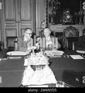 The "Six" Conference in Paris. Photographs of Marshall Plan Programs ...