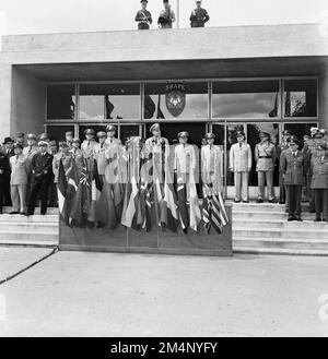 SHAPE Handover Ceremony (Handover of SHAPE Command). Photographs of ...