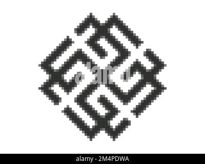 Svarozhich is a symbol of the Slavic god. Vedic symbol. Vector ...