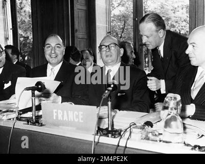 OEEC Favors Continuation of European Payments Union. Photographs of ...