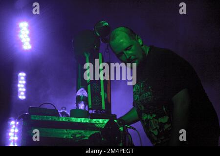 Dan Deacon in concert in New York Stock Photo - Alamy