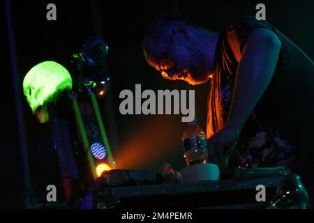Dan Deacon in concert in New York Stock Photo - Alamy
