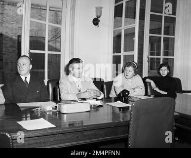 IFYE Students Reception (US Embassy). Photographs of Marshall Plan ...