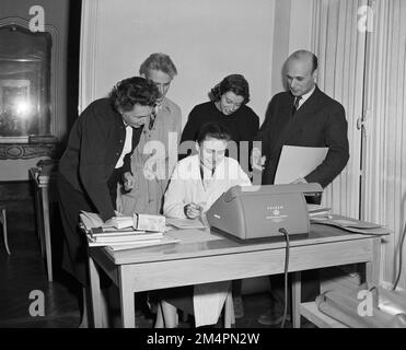 Professor Bernard Pullman, ESSEC Laureate. Photographs of Marshall Plan ...
