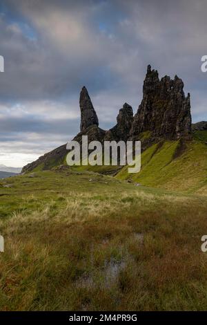 Sunrise, Rock Needle Old Man of Storr, Trotternish, Highlands, Isle of ...
