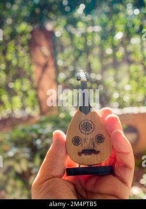 Classic stringed musical instrument Ud in view Stock Photo - Alamy