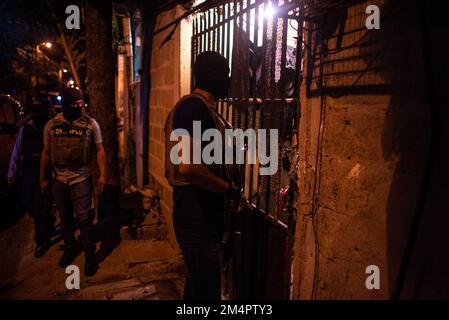 San Pedro Sula, Cortes, Honduras. 21st Dec, 2022. The elite gang task ...