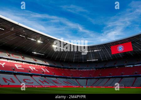 FC Bayern, Overview, Interior, Allianz Arena, Munich, Bavaria, Germany ...