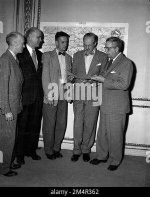 American Advertising Executives at ECA Headquarters, Paris. Photographs ...