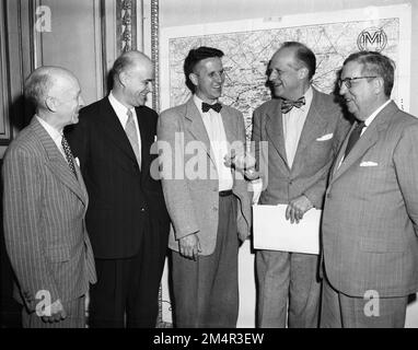 American Advertising Executives at ECA Headquarters, Paris. Photographs ...