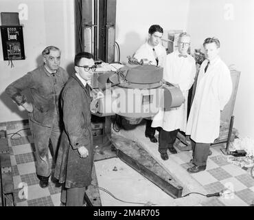 First Cobalt Bomb Installed in Paris Clinic. Photographs of Marshall ...