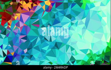 Polygonal big light green background Stock Photo - Alamy