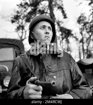 French Army Prepared for Defense (Magazine Unit Story). Photographs of ...
