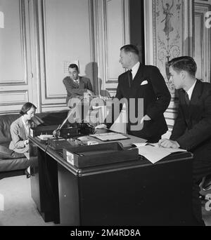 Life of a Marshall plan Secretary in Paris. Photographs of Marshall ...