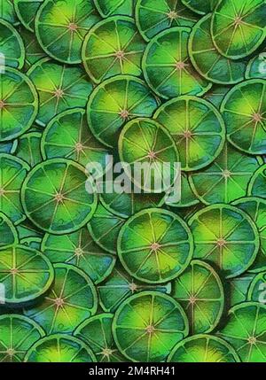 watercolor background. painting with lime green, khaki and beige colors ...