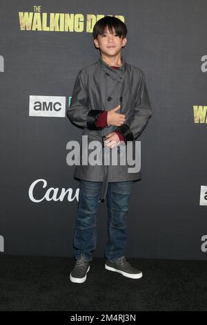 LOS ANGELES - NOV 20: Kien Michael Spiller at The Walking Dead Finale ...