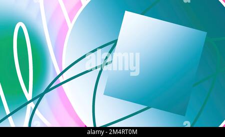 Stylish animation with moving curved lines. Motion. Animated background ...
