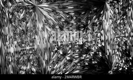 Kaleidoscopic moving glass surface of fractal mosaic tiles. Design ...