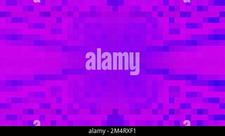 Flickering ray distortion with pixels. Motion. Bright background with ...