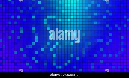 Colorful distortion and flickering in pixels. Motion. Pixel background ...