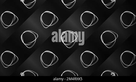 Hypnotic background with vibrating rings. Motion. Stylish animation ...