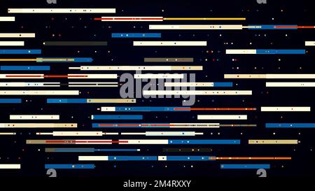 Abstract colorful stripes move horizontally. Motion. Colorful stripes ...