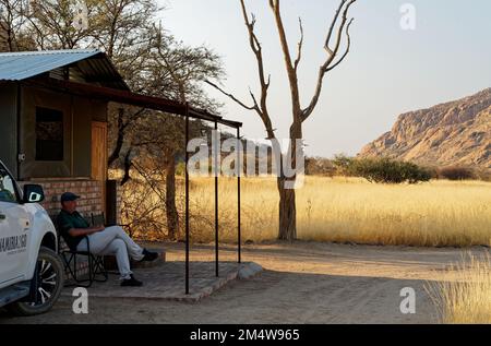 Omandumba Bush Camp, Namibia Stock Photo - Alamy