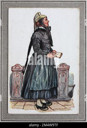 fashion, traditional costumes, Germany, Hesse, girl in traditional ...