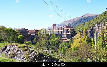 Village of Castellar de Nuch in the province of Barcelona, Catalunya ...
