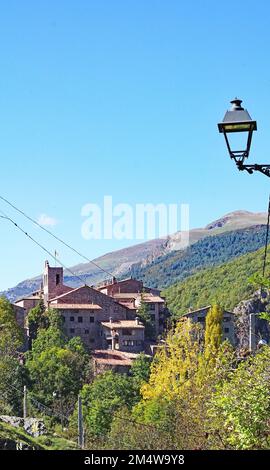 Village of Castellar de Nuch in the province of Barcelona, Catalunya ...