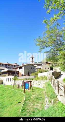 Village of Castellar de Nuch in the province of Barcelona, Catalunya ...