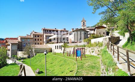 Village of Castellar de Nuch in the province of Barcelona, Catalunya ...