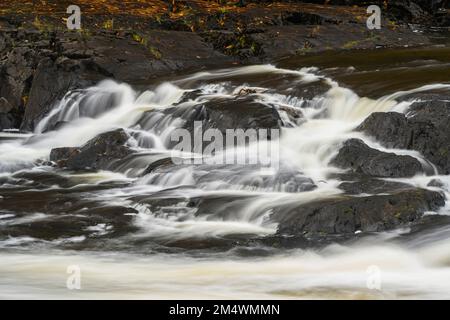 Kennebec Falls, the Serpent River, Serpent River First Nation, Ontario ...