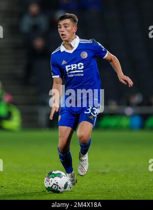 Leicester City's Luke Thomas in action during the Premier League match ...