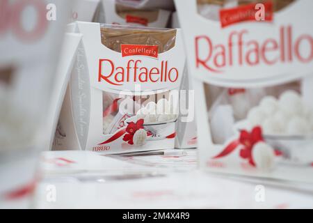 Boxes of Raffaello candies seen on display at a store Stock Photo - Alamy