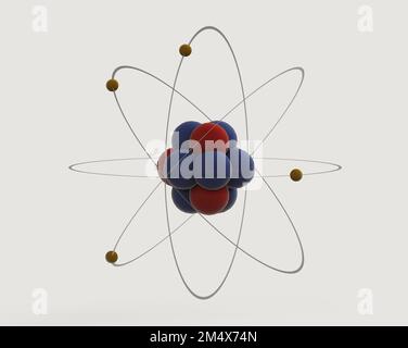 Rutherfords Atomic Model Stock Photo - Alamy
