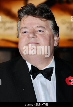 Robbie Coltrane, Premiere of Quantum of Solace, London. UK Stock Photo ...