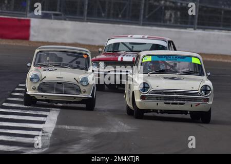 Tom Bell, Joe Ferguson, Austin Mini Cooper S, Masters pre-66 touring ...