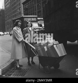 Barbara Holdridge (in light colored coat) and Marianne Roney, founders ...