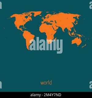 world map background simple design Stock Vector Image & Art - Alamy