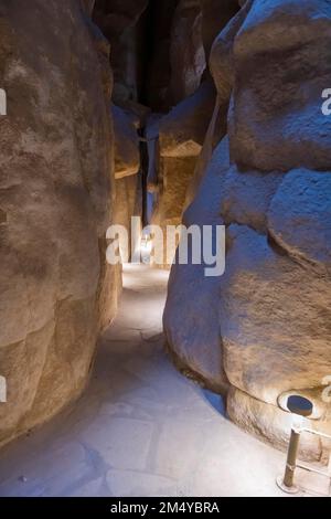 Cave at Al Qarah mountain, Unesco site Al Ahsa Oasis, Hofuf, Kingdom of ...
